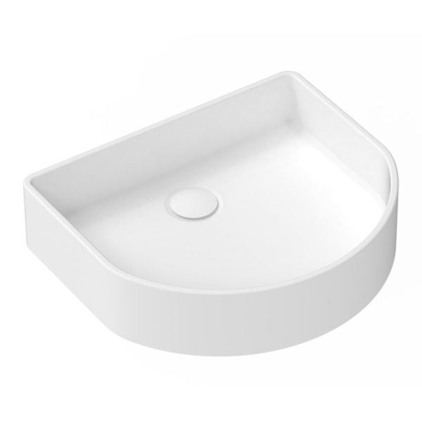 ADP Arch Smooth Above Counter Basin Matte White, Online The Blue Space