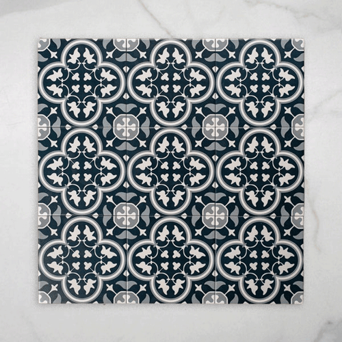 Tamarama Blue Matt P3 Cushioned Edge Porcelain Tile 300x300mm — The ...