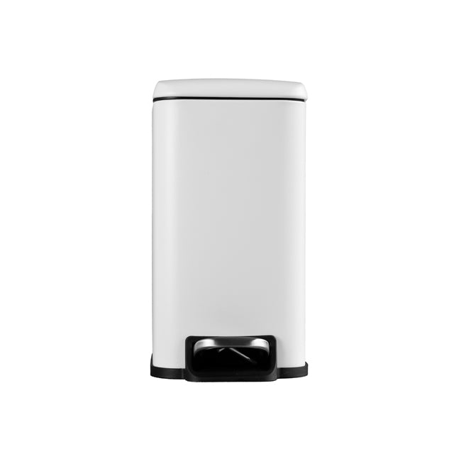 Bao 5L Rectangular Bathroom Bin Matt White — The Blue Space