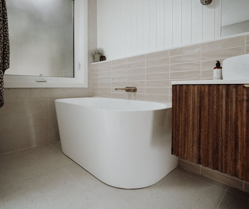 Caramel Rylee Subway Tile Textured Gloss 75 x 300 x 9mm Italian Cerami ...