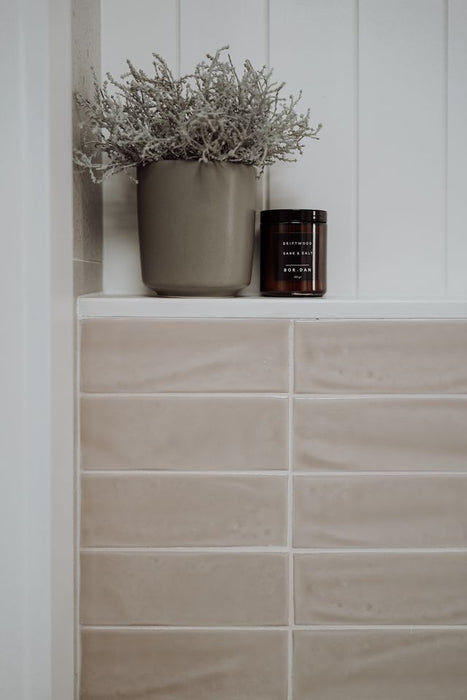 Caramel Rylee Subway Tile Textured Gloss 75 x 300 x 9mm Italian Cerami ...