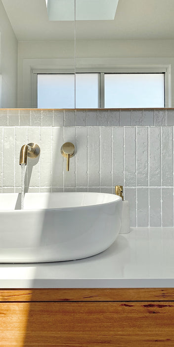 Vanilla Blaire Brick Tile Textured Matte 45 x 230 x 8mm Porcelain — The ...