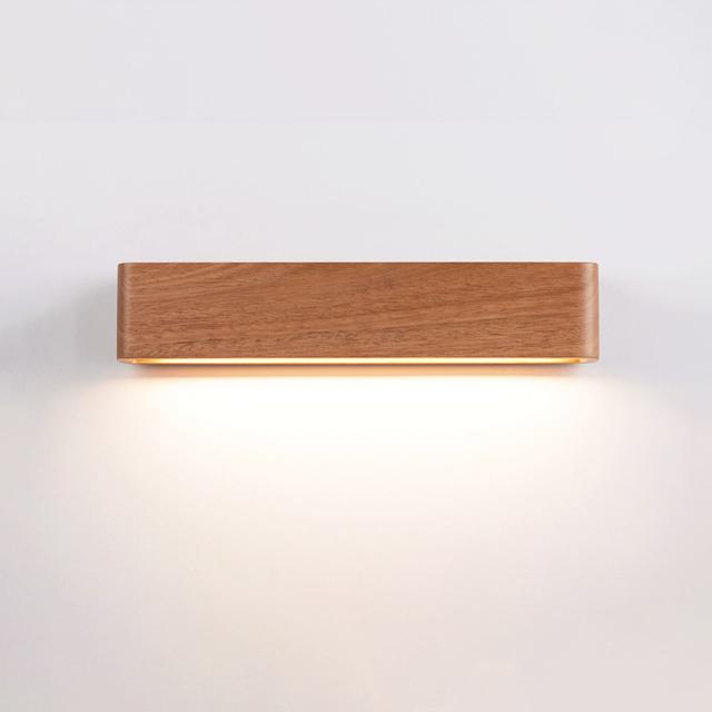 Fluxwood Umber Timber Linear Wall Light UMBER-SCONCE-PH-3K - The Blue Space