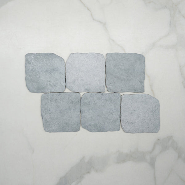 Light Grey Settlers Cobble Stone 150 x 150mm Porcelain — The Blue Space