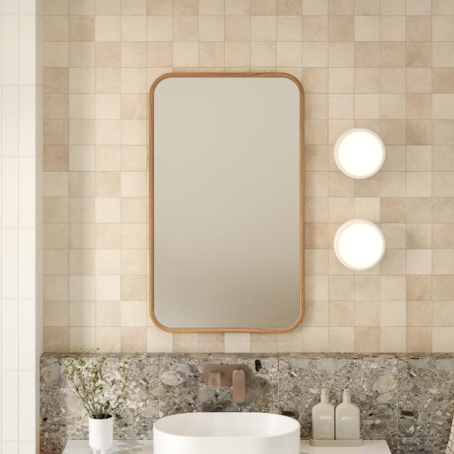 Ingrain Timber Framed Rectangular Mirror 600mm x 1000mm — The Blue Space