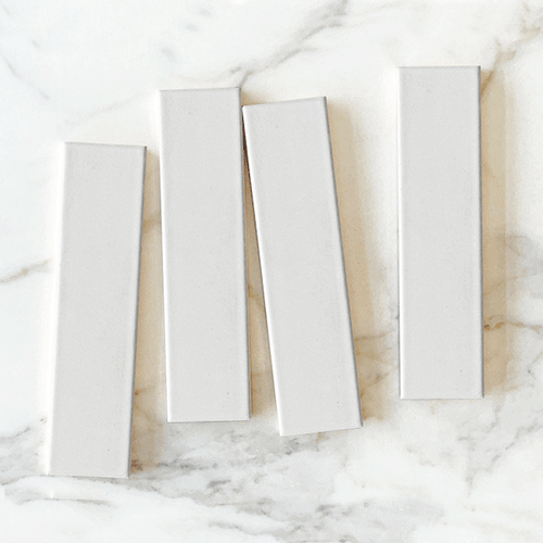 Nickel Grey Dianna Hand Made Subway Tile 75 x 150 x 9mm Spanish Cerami ...