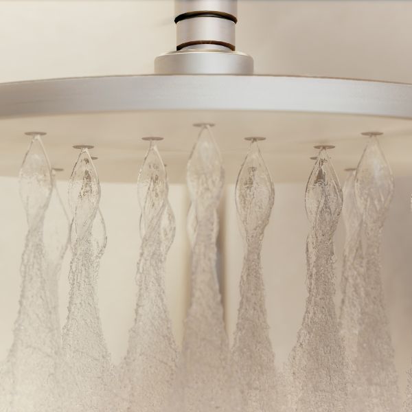 Buy Phoenix Tapware LuxeXP Round 250mm Shower Rose in Brushed Carbon Online at The Blue Space