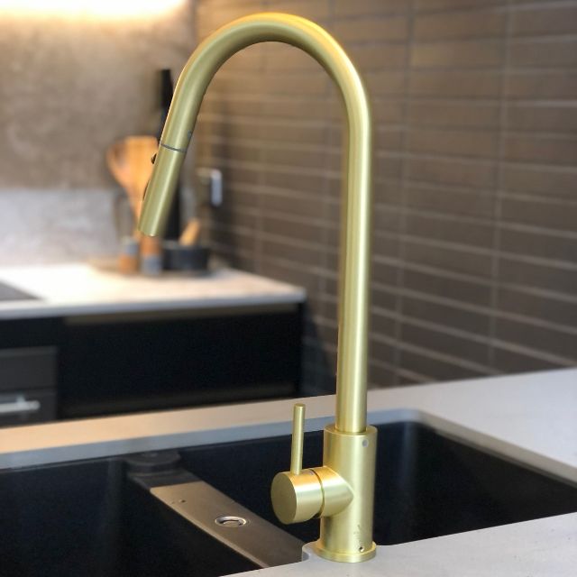 Suprema Xpress Fit Xacta Stainless Steel Retractable Sink Mixer Brushed ...