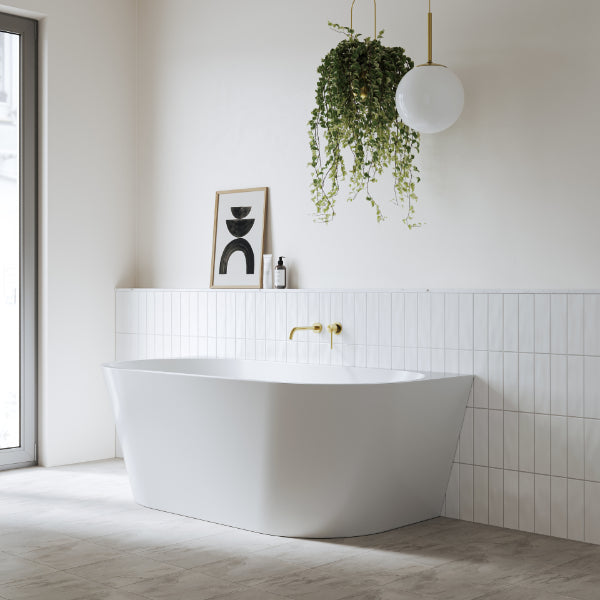 Bao Bon Back to Wall 1700mm Bath | The Blue Space