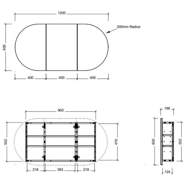 Timberline Ballad Shaving Cabinet Online, Best Price at The Blue Space