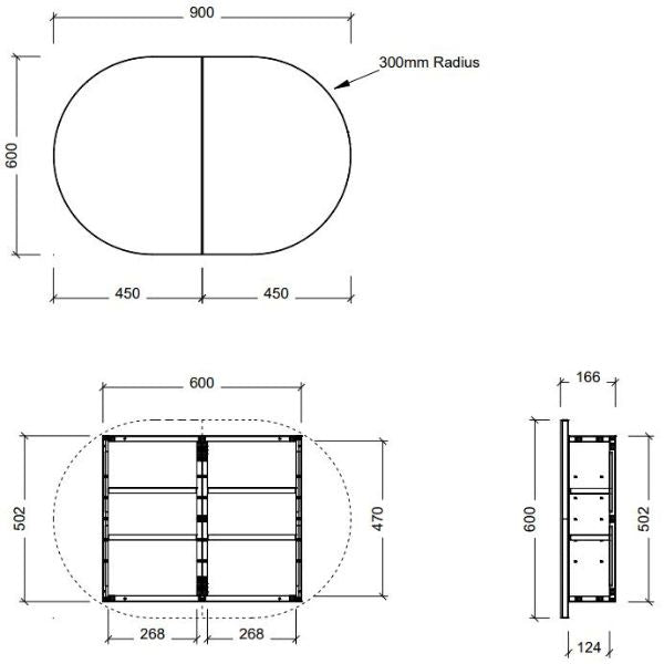 Timberline Ballad Shaving Cabinet Online, Best Price at The Blue Space