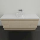 Timberline Bargo Floor Standing Vanity with Silksurface Top & Basin ...
