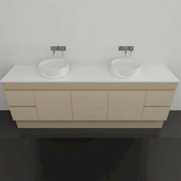 Timberline Bargo Floor Standing Vanity with Silksurface Top & Basin ...