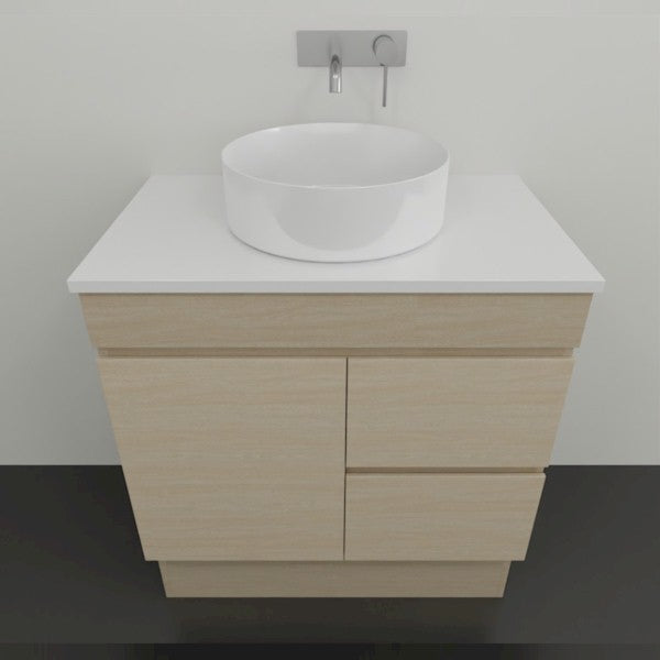 Timberline Bargo Floor Standing Vanity with Silksurface Top & Basin ...