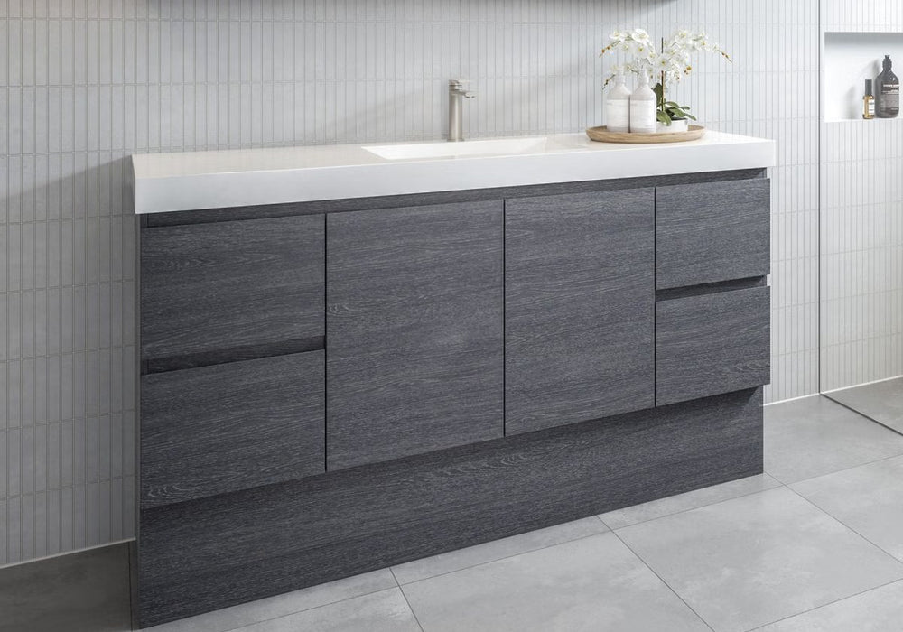 Timberline Carlo Floor standing Vanity with Grand Mineral Composite To ...