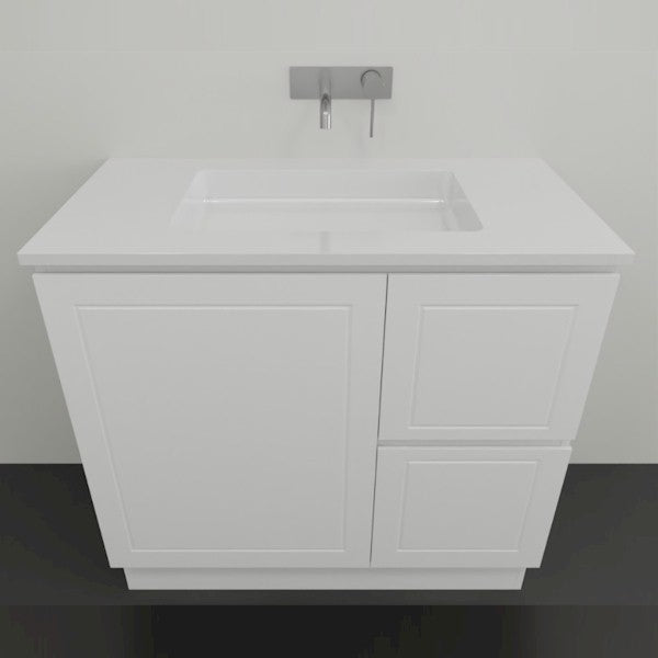Timberline Nevada Classic Floor Standing Vanity with Ceramic Basin Top ...