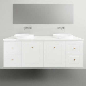 Timberline Nevada Classic Wall Hung Vanity with Silksurface Top and ...