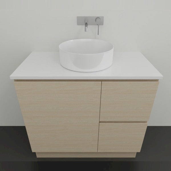 Timberline Nevada Floor Standing Vanity with Silksurface Top and ...