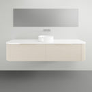 Timberline Santos Apollo Wall Hung Vanity with Silk Surface Top and ...