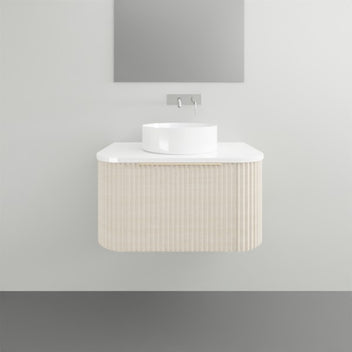 Timberline Santos Apollo Wall Hung Vanity with Silk Surface Top and ...