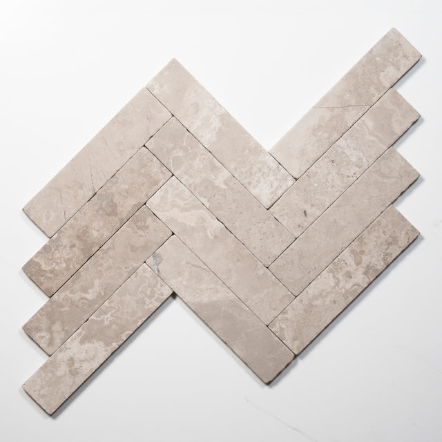 Tumbled Natural Grey Woodstone Subway Tile 50mm x 200mm — The Blue Space