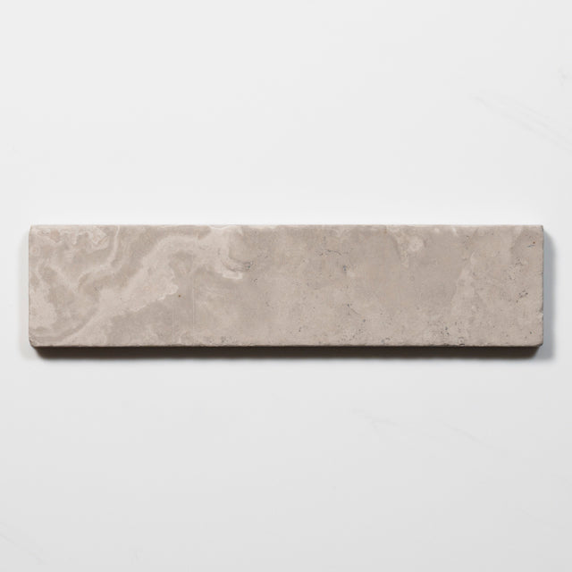 Tumbled Natural Grey Woodstone Subway Tile 50mm x 200mm — The Blue Space