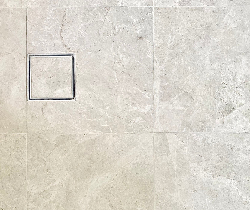 Ivory Tilly Tundra Stone Tile Matte Tech Grip 300 x 300 x 10mm Porcela ...