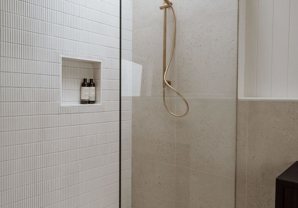 Middleton White Chalk Kit Kat Porcelain Mosaic Tile 12x92mm — The Blue ...