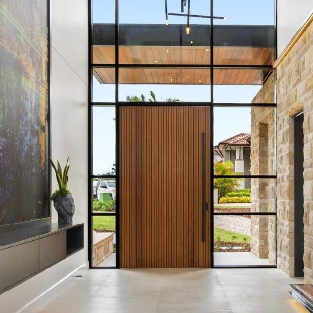 Zanda Polo Pull Door Handle Matte Black Pair Online at The Blue Space