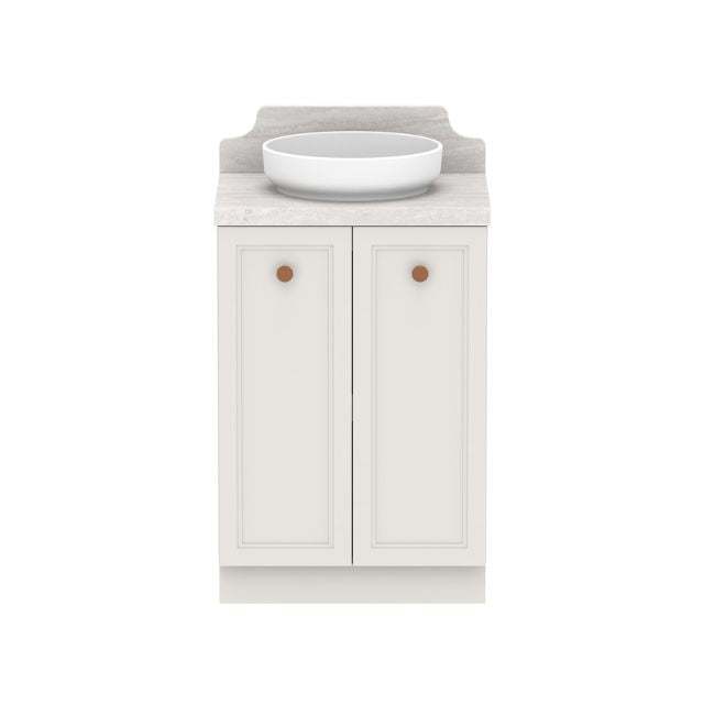 ADP Mabel Floor Standing Vanity With Cherry Pie Premium Solid Surface ...