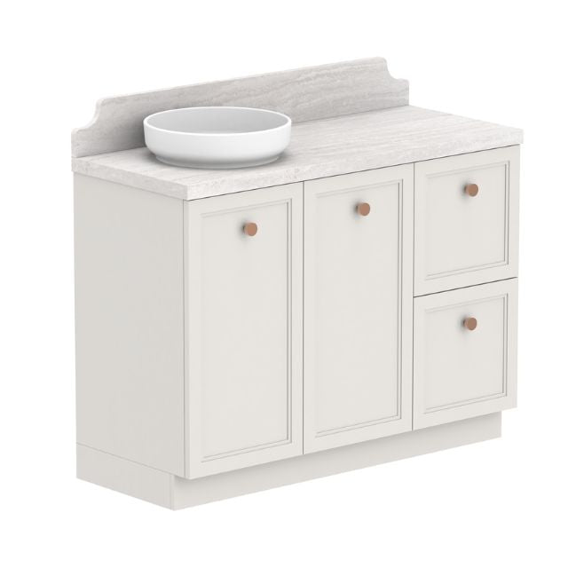 ADP Mabel Floor Standing Vanity With Durasein Benchtop — The Blue Space