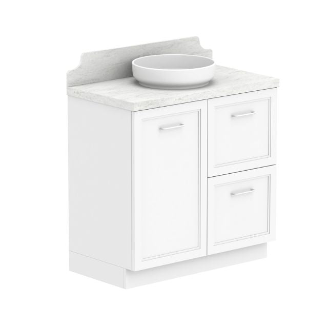 ADP Mabel Floor Standing Vanity With Durasein Benchtop — The Blue Space