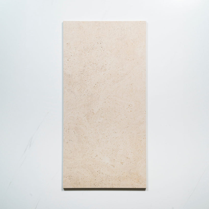 Avorio Cream Travertine Look Matte Porcelain Tile 300 x 600mm CLAIVTG1 ...