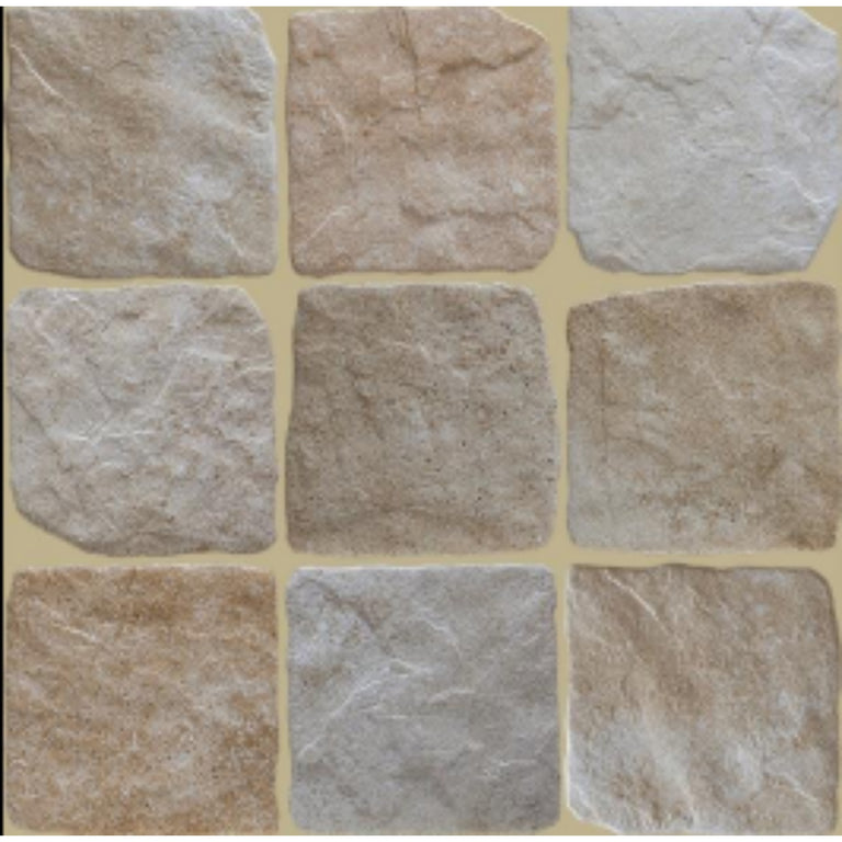 Beige Settlers Cobble Stone 150 x 150mm Porcelain — The Blue Space