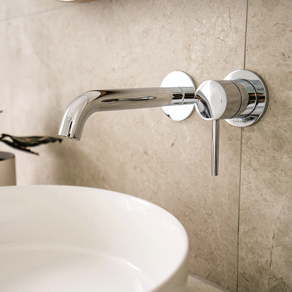 Caroma Liano II Lead Free Wall Basin/Bath Mixer Set Chrome , Online ...