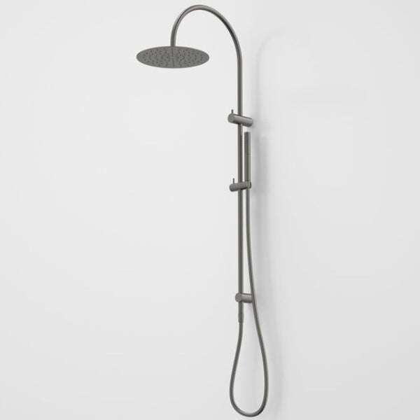 Caroma Liano II Rail Shower with Overhead - Gunmetal 96470GM33A - The ...