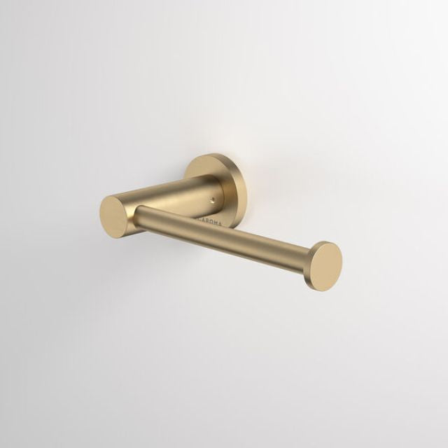 Caroma Liano II Toilet Roll Holder - Brushed Brass 96441BB - The Blue Space