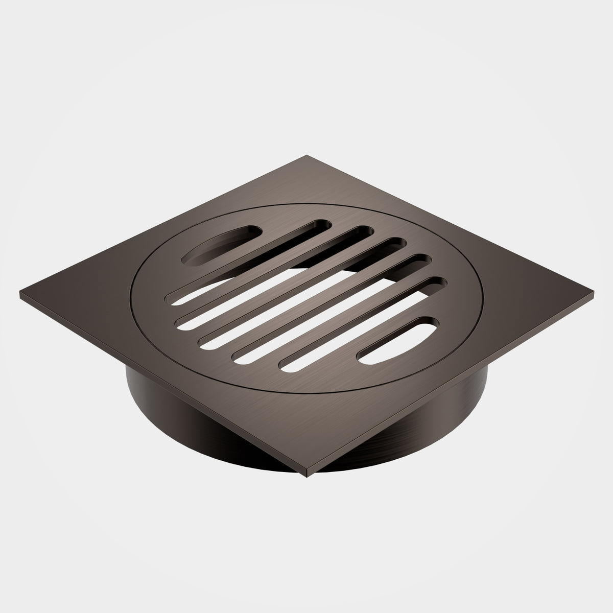Caroma Square Floor Waste Grate - 100mm Outlet - Brushed Bronze ...