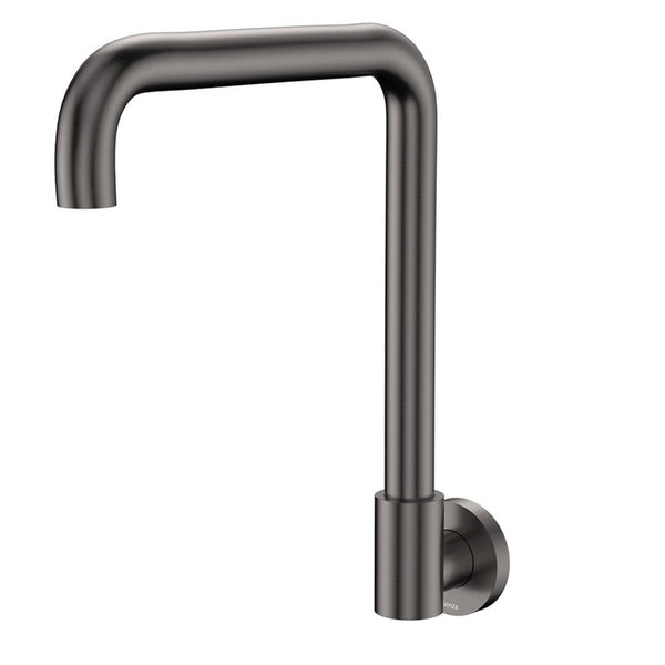 Fienza Kaya Squareline Wall Swivel Outlet Gun Metal — The Blue Space