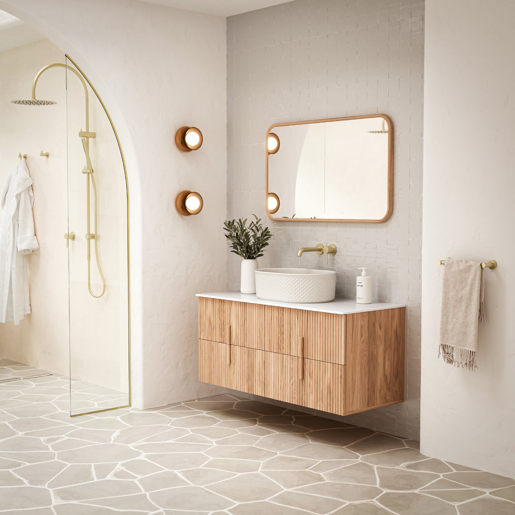 Ingrain Timber Framed Rectangular Mirror 600mm x 1000mm — The Blue Space