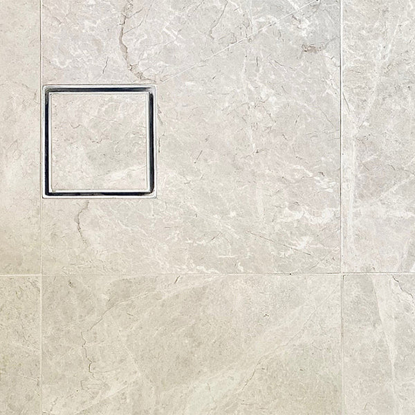 Ivory Tilly Tundra Stone Tile Matte Tech Grip 300 x 300 x 10mm Porcela ...