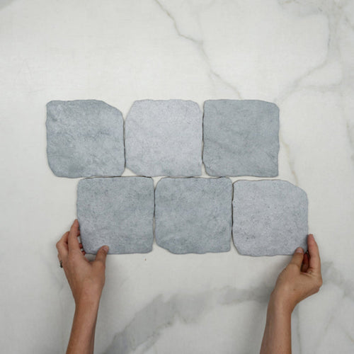 Bone Settlers Cobble Stone 150 x 150mm Porcelain — The Blue Space