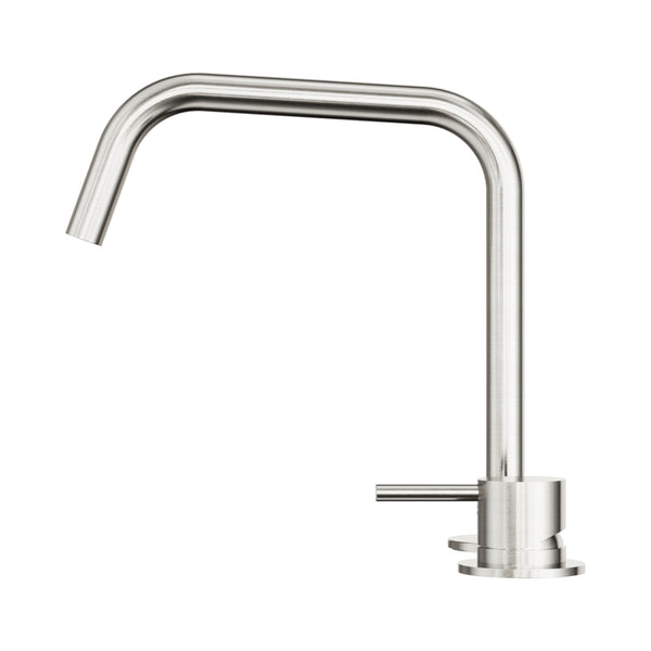 Nero Mecca Hob Bath/Kitchen Mixer Set Edge Spout II Brushed Nickel ...