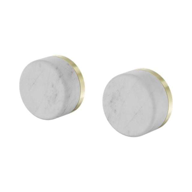 Nero Serenity Wall Top Assembly With Carrara Handle Brushed Gold ...