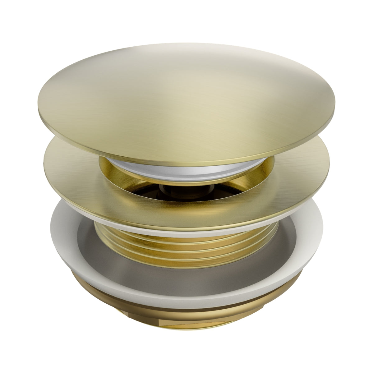 Nero Short Pop Up Bath Waste 40mm Brushed Gold NRA709BG - The Blue Space