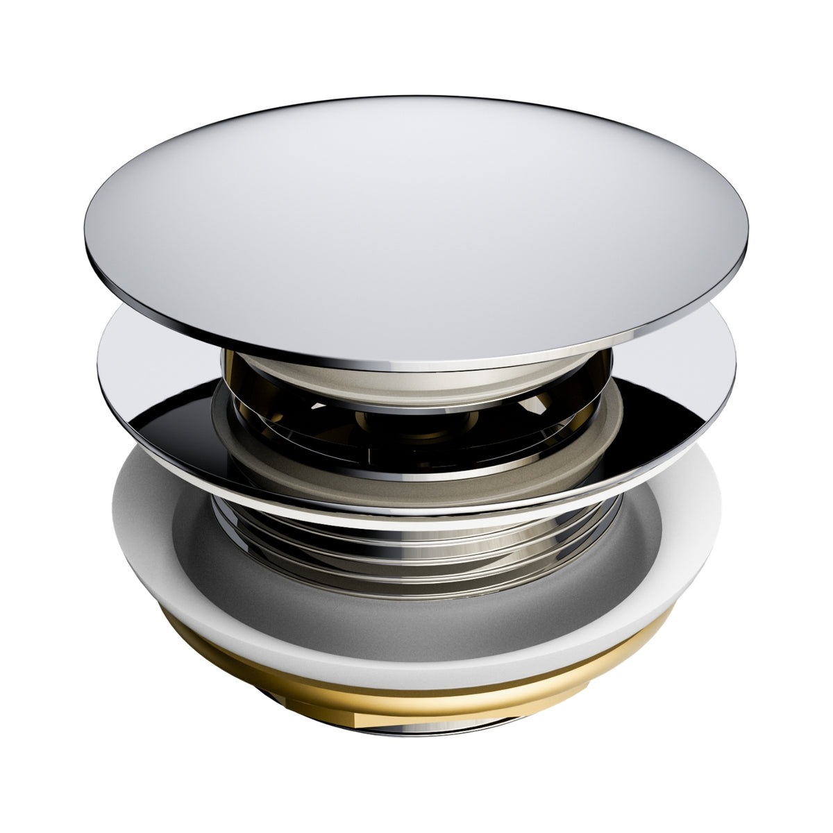 Nero Short Pop Up Bath Waste 40mm Chrome NRA709CH - The Blue Space