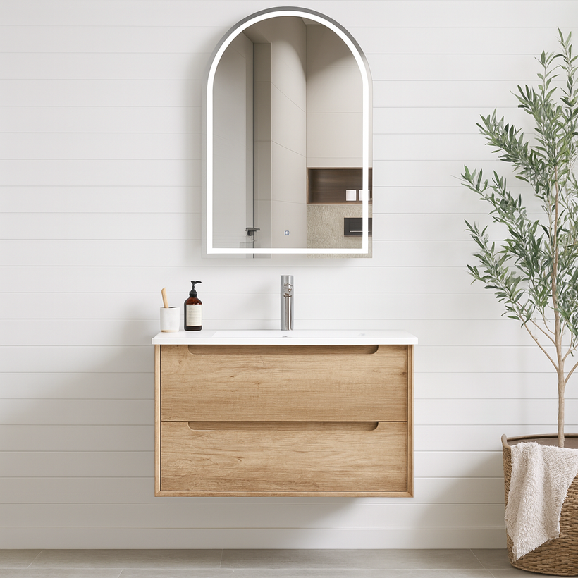 Otti Byron Wall Hung Vanity With Slimline Top — The Blue Space