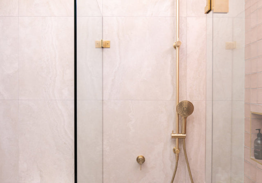 Pearl Ivy Vein Cut Travertine Look Tile Tech Grip 600 x 600 x 10mm Por — The Blue Space