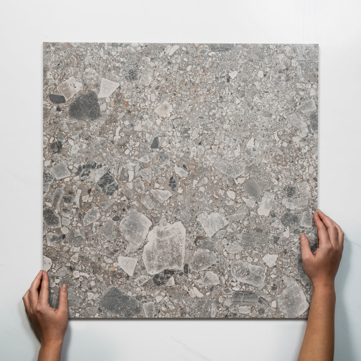 Southside Natural Terrazzo External Porcelain Tile P5 600mm x 600mm ...