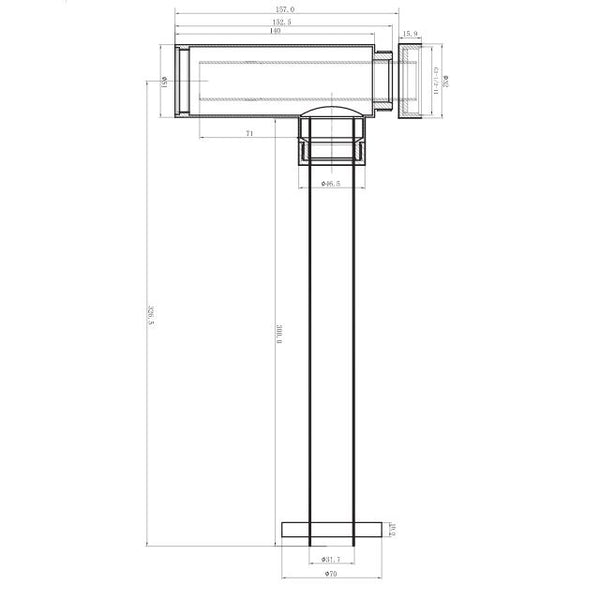 ADP Waterloo Bottle Trap Brushed Brass — The Blue Space